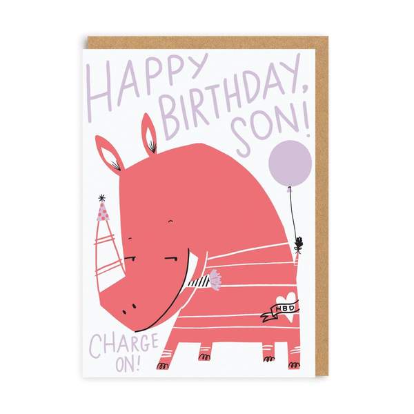 Buy Son Charge On Birthday Greeting Card online | Technium.co.uk