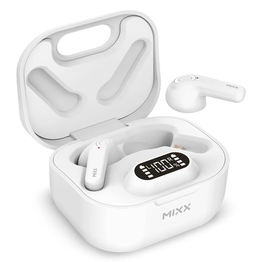 Buy MIXX StreamBuds Hybrid True Wireless Sound Earbuds - White online ...