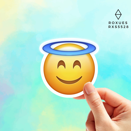 Buy Angel Emoji Sticker, Faces, Cool Stickers, Whatsapp Emojis ...