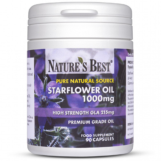 Buy Starflower Oil 1000Mg, High Strength 90 Capsules Online