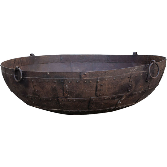 Buy Old wrought iron container Online