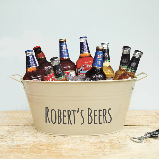 Buy Personalised Beer Bucket online