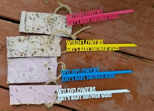 Buy Handmade Wildflower Seed Paper Gift Tags - Custom 3D Printed Plant ...