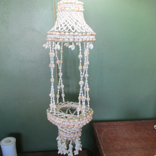 Buy Seashell Plant Hanger Vintage Cowrie Shells Online