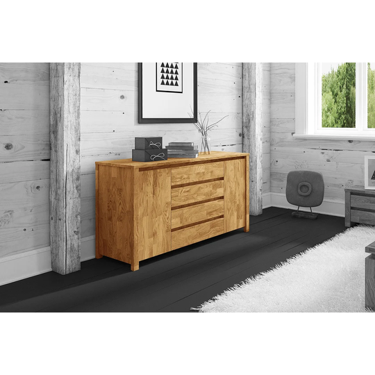Buy Fugate 150 Cm Wide 4 Drawer Solid Wood Sideboard online