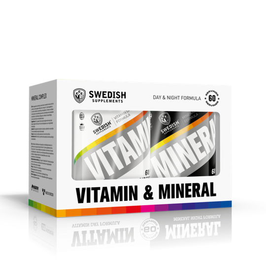 Köp Swedish Supplements Vitamin & Mineral Complex 120 kapslar