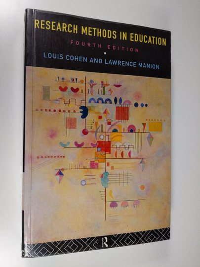 Osta Louis Cohen : Research methods in education netistä