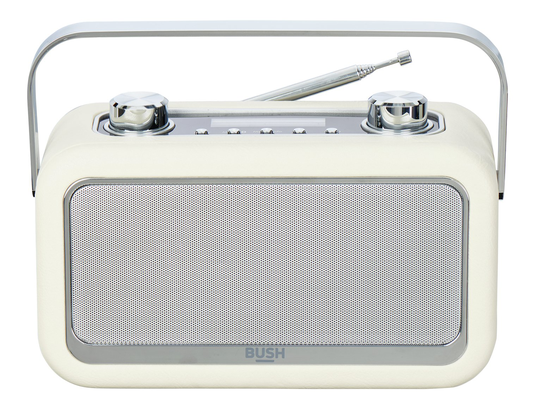 Buy Bush Classic Leather Look Bluetooth DAB Radio - Cream online ...