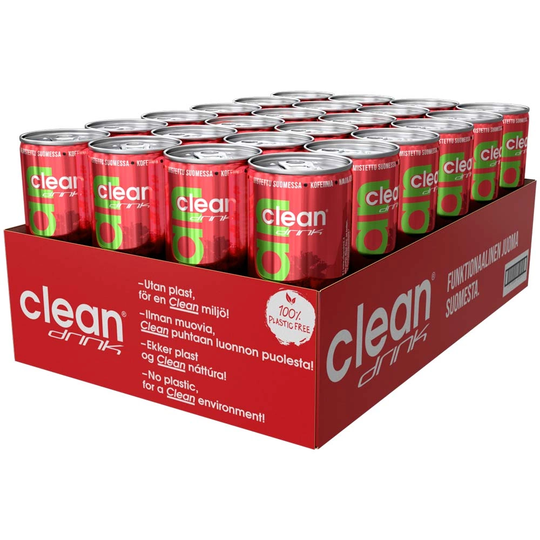 Osta 24 X Clean Drink 330 Ml Mansikka Kiivi netistä