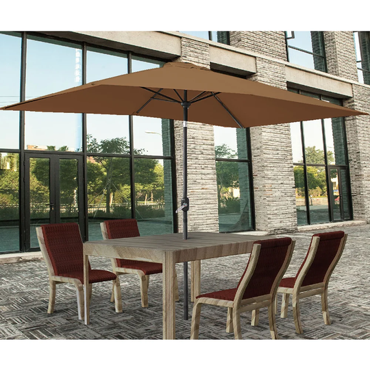 Buy Rhodes 3m x 2 m Rectangular Traditional Parasol online