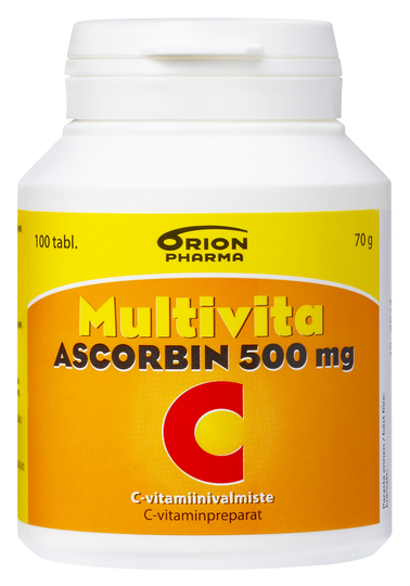 Osta Multivita Ascorbin 100 tabl 500mg netistä