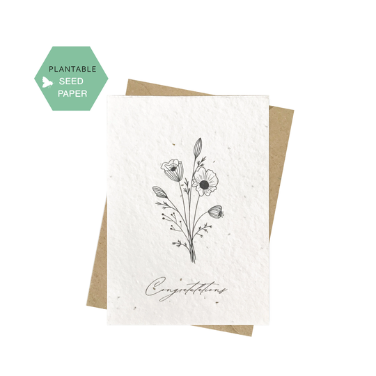 Buy Seed Card Congratulations, Eco-Friendly, Greeting Cards ...