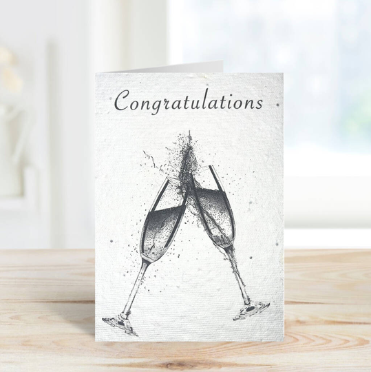 Buy Congratulations Plantable Seeded Eco Card Online