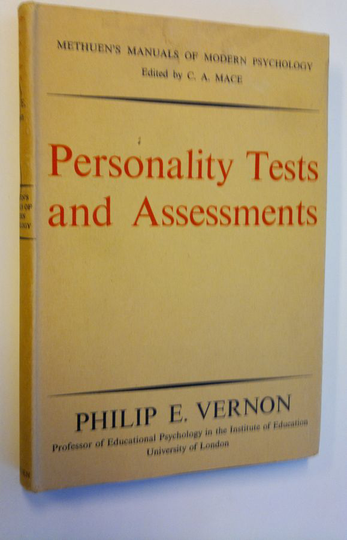 Osta Philip E. Vernon : Personality Tests and Assessments netistä
