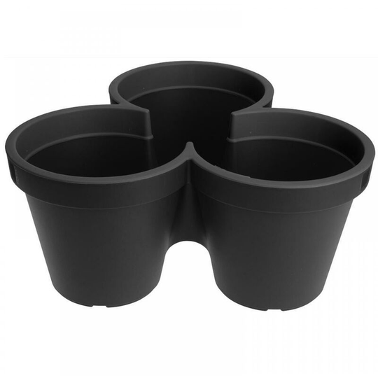 Buy 3 Layers Garden Flower Pot Large Stackable Vertical Triple Pocket ...