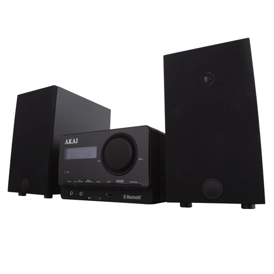 Buy Akai A61039DAB Core BT CD Micro DAB Radio, Black online | Jedsound.com