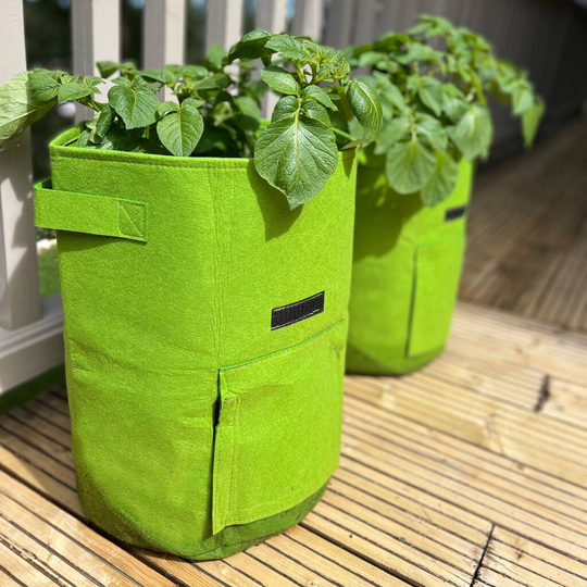 Buy Set Of Four Reusable Potato And Vegetable Grow Bags Online