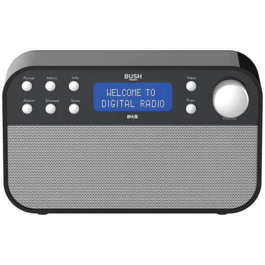Buy Bush DAB & FM Radio - Black online | Jedsound.com