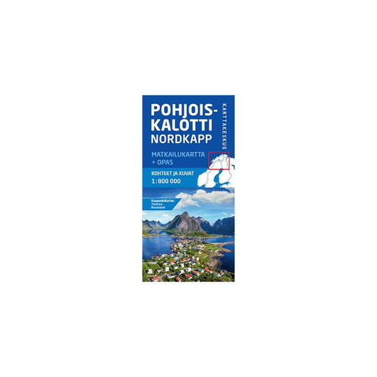 Buy Karttakeskus Pohjoiskalotti Nordkapp matkailukartta online