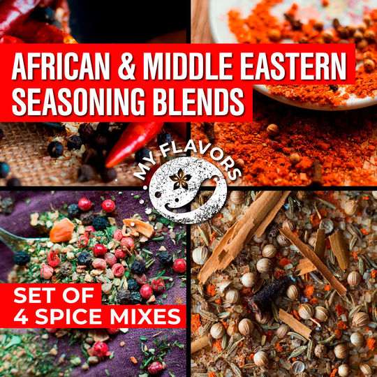Buy African Spices Set - Middle Eastern Seasoning Blends Gourmet & Rubs ...