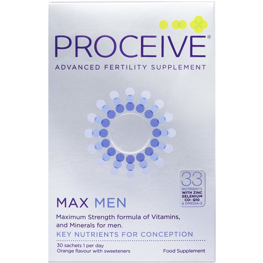 Buy Proceive Advanced Fertility Supplement Max Men 30 Sachets Online