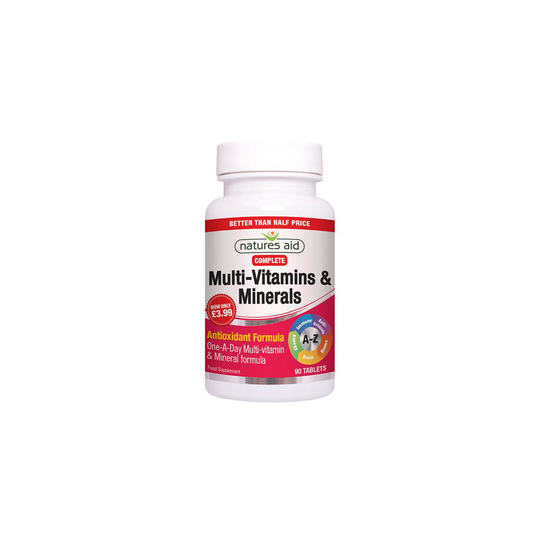 Buy Natures Aid Multivitamin Mineral Veggie Tabs 50% Off 90s Online