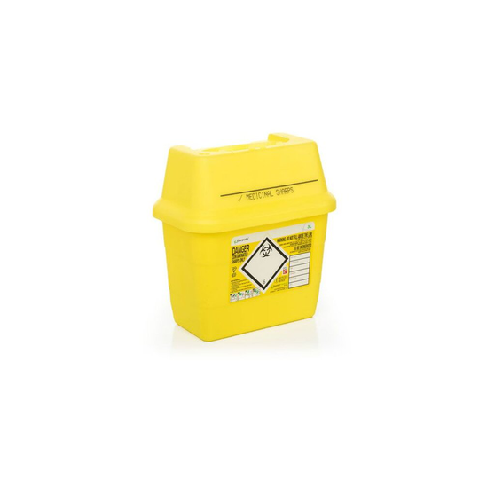 Buy (3 Litre) Sharps Bin, Biohazard, Needle Waste Box Online