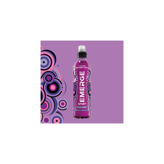 Buy (24x500ml, Mixed Berry) Emerge Isotonic Sport Energy Drinks with ...