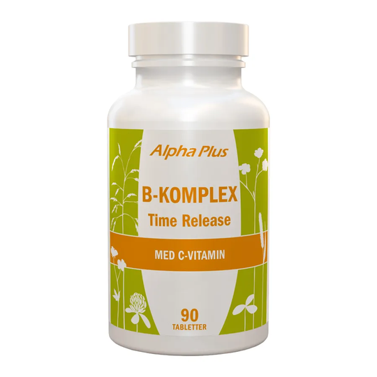Köp Alpha Plus B-komplex Time Release, 90 tabletter