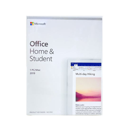 Buy Microsoft Office Home And Student 2019 PC Mac Key Code Box Lifetime ...