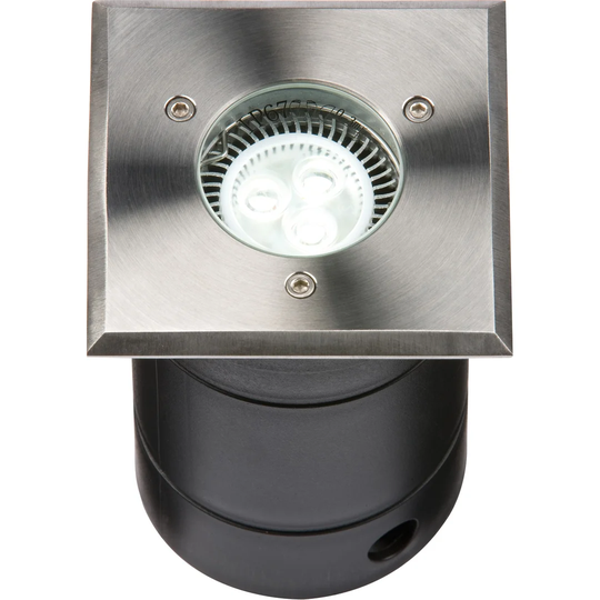 Buy 230V IP67 Square Stainless Steel Walkover / Driveover Light online
