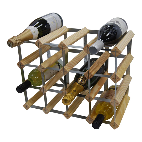 Buy 16 Bottle 4X3 Traditional Wine Rack - Fully Assembled - FSC ...