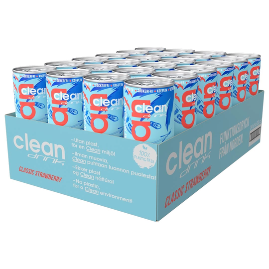 Osta 24 X Clean Drink 330 Ml Classic Strawberry netistä