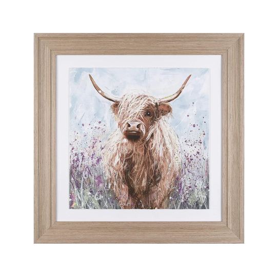 Buy Heather the Highland Cow by Adelene Fletcher - Picture Frame ...
