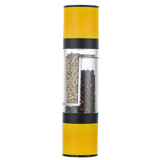 Buy Salt and Pepper Grinder - 2 in 1 Manual Salt Pepper Mill Herb Spice ...