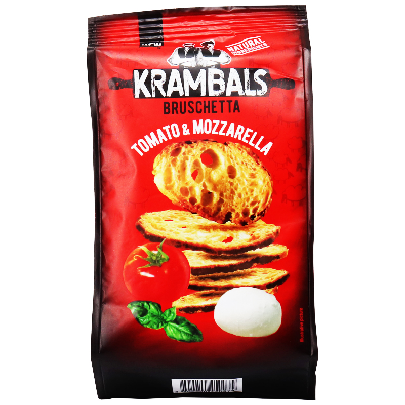 Kaufen Krambals Bruschetta Brotchips Tomato & Mozzarella online shop ...