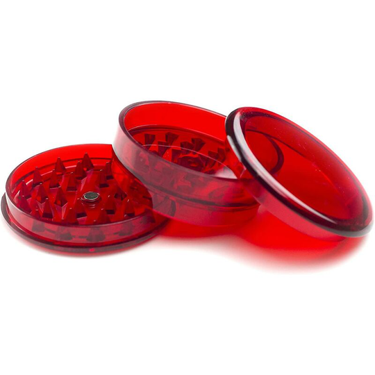 Buy Plastic Herb Magnetic Grinder 3 Part Shark Teeth Assorted Colours ...
