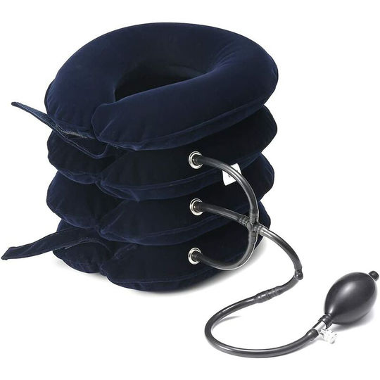 Buy Cervical Traction Cushion Inflatable Cervical Collar with 4 Layers ...