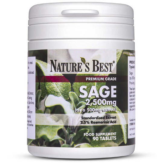 Buy Sage 2500Mg, High Strength 90 Tablets Online