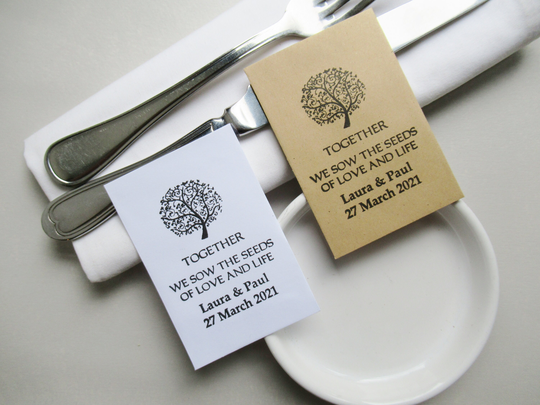 Buy Christian Wedding Seed Packets, Diy Personalized Religious Favors ...