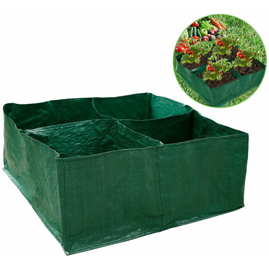 Buy Planter Box Square Grow Bags Large Fabric Planting Beds Garden Grow ...