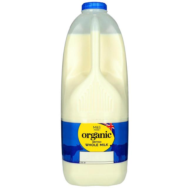 Buy M&S Organic Whole Milk 4 Pints Online | Dairy.nu