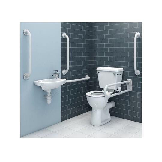 Buy Duchy Doc M Pack with Close Coupled Toilet and Basin - White online ...