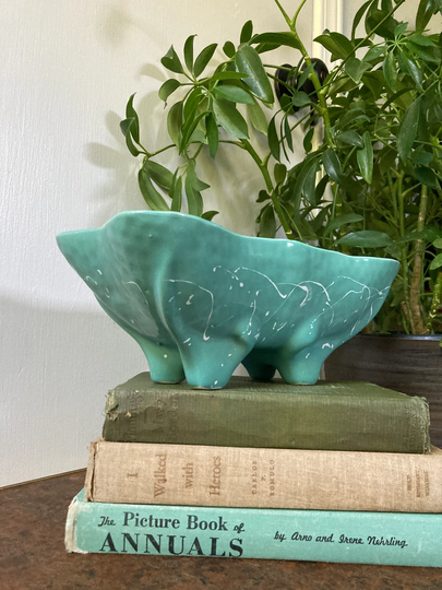 Buy Turquoise Mid Century Planter Online