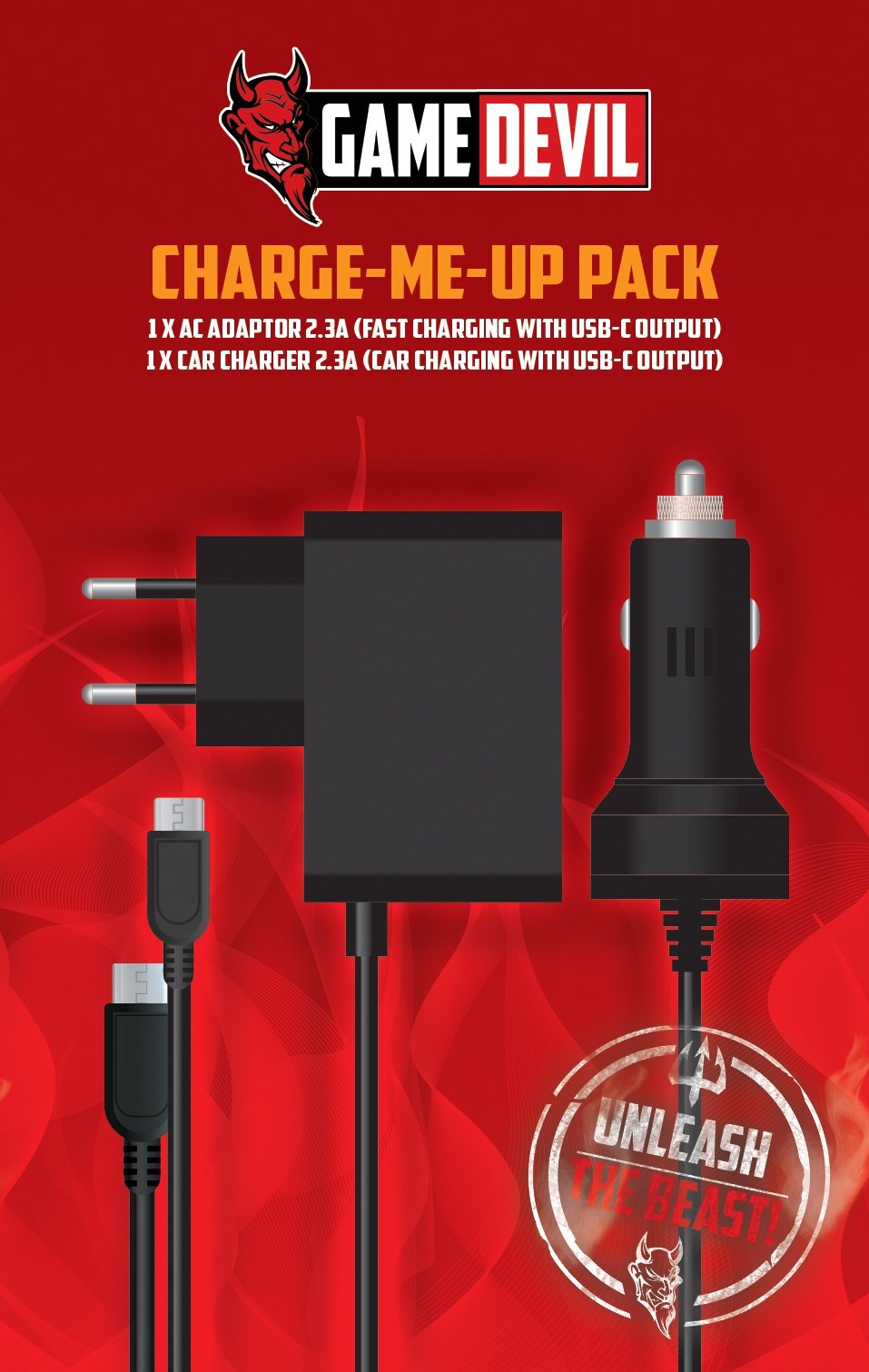 Buy GameDevil Charge Me Up Pack online | Technium.co.uk