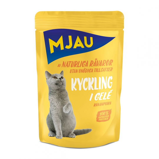 Köp Mjau Gelé med Kyckling online