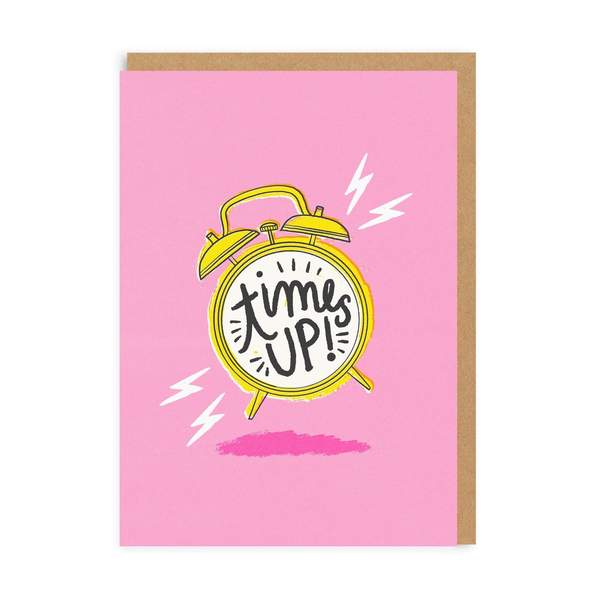 Buy Times Up! Greeting Card online | Technium.co.uk