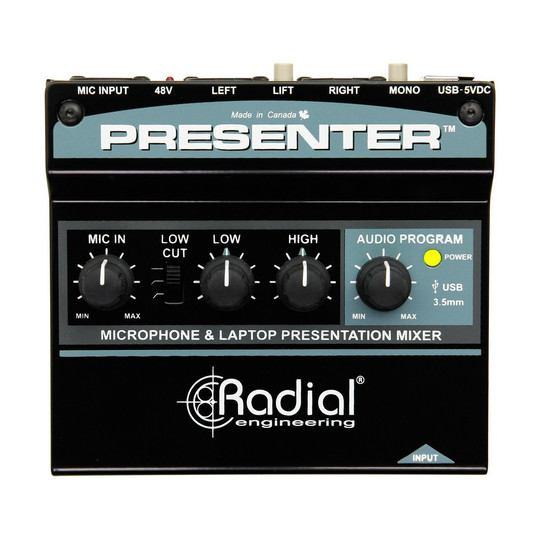 Buy Radial Presenter Audio Mixer online | Jedsound.com
