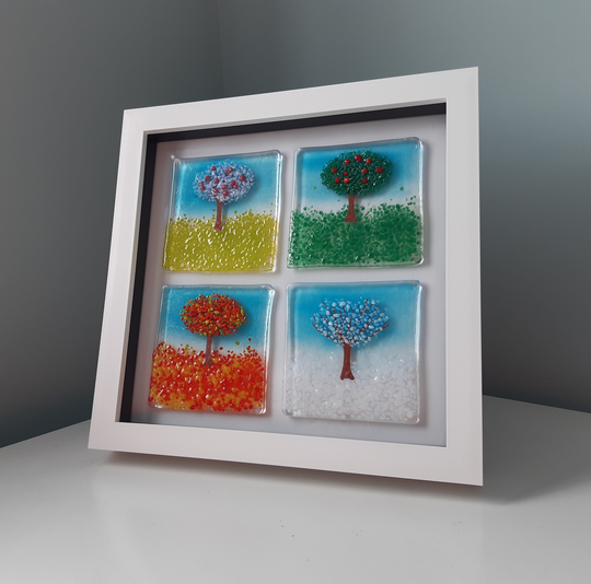 Buy Fused Glass Picture - Four Seasons Online