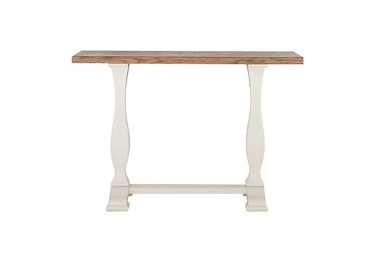 Buy Pattern Console Table - Cream online